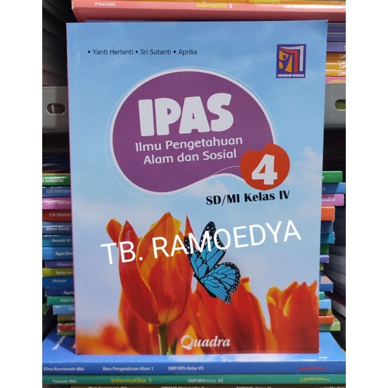 Jual Buku IPAS SD/MI kelas IV Kurikulum Merdeka Quadra | Shopee Indonesia