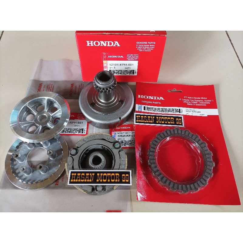 Jual Paket Komplit Kampas Ganda Assy KPH 4 Barang Honda Supra X 125 Kharisma | Shopee Indonesia