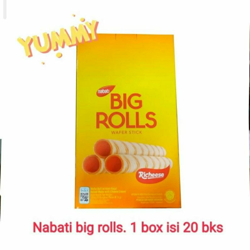 Jual nabati richeese big rolls keju | roll isi 20 pcs | Shopee Indonesia