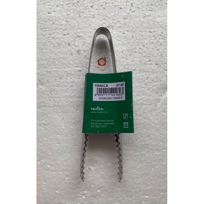 Jual Tanica Ice Tong / capitan es batu makanan stainless steel tebal ...