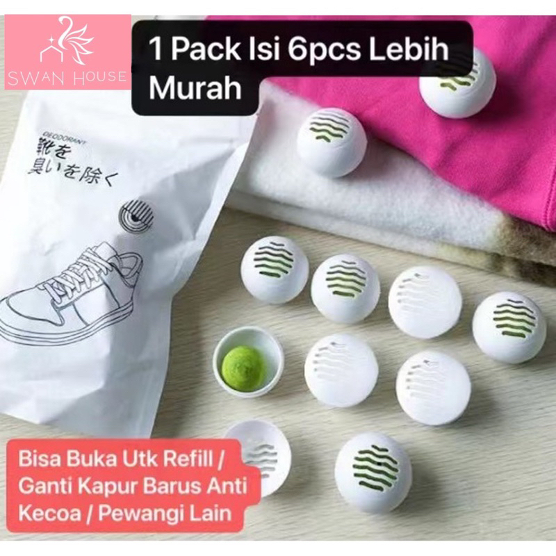 Jual Bola Penghilang Bau Sepatu / Pengharum Ruangan Sepatu Mobil ...