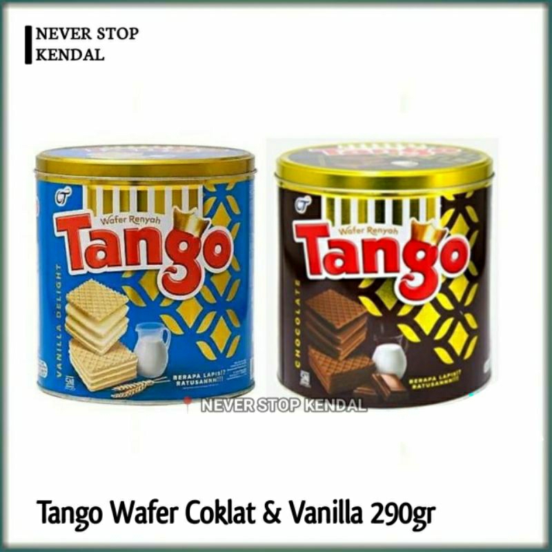Jual Tango Wafer Kaleng Coklat/Vanilla 290gr | Shopee Indonesia