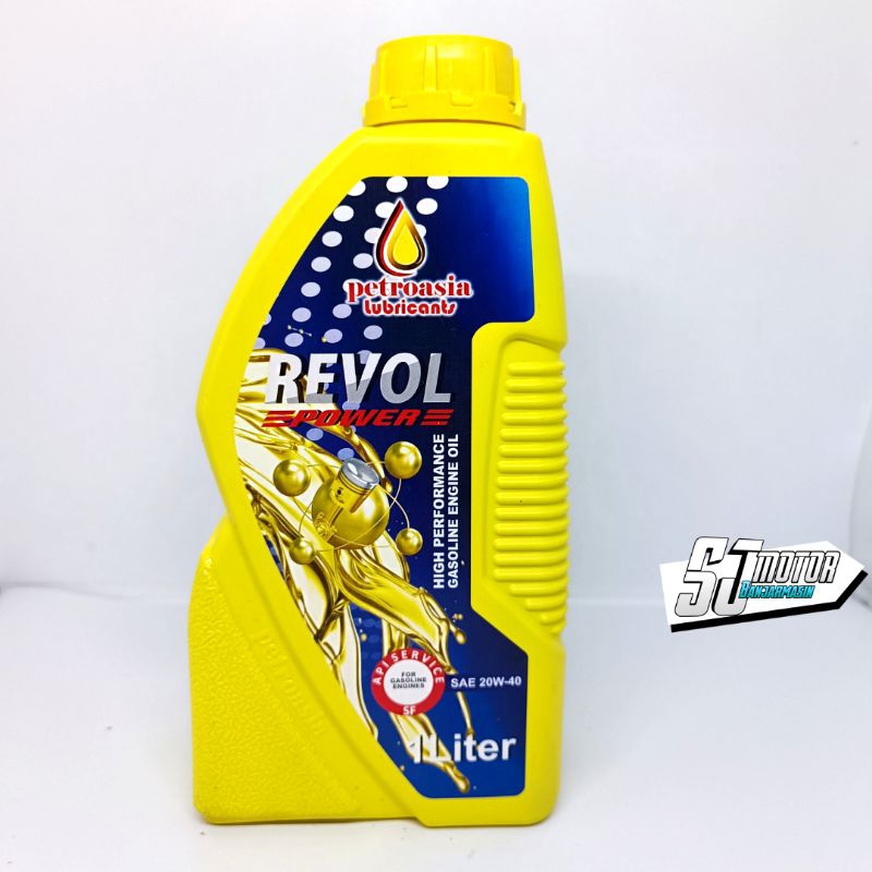 Jual Oli Revol Power 4T Petroasia 20W-40 (1 Liter) Oli Metic dan Non ...