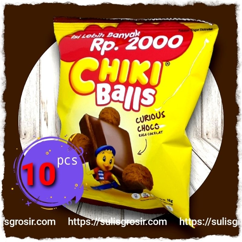 Jual Chiki Balls Coklat Renceng Isi 10 Pcs | Shopee Indonesia