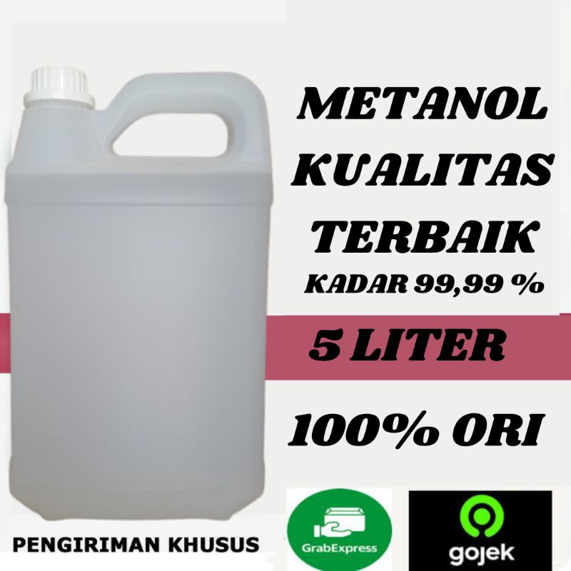 Jual METANOL KADAR 99,99 % KEMASAN 5 LITER (KHUSUS INSTAN DAN SAME DAY ...