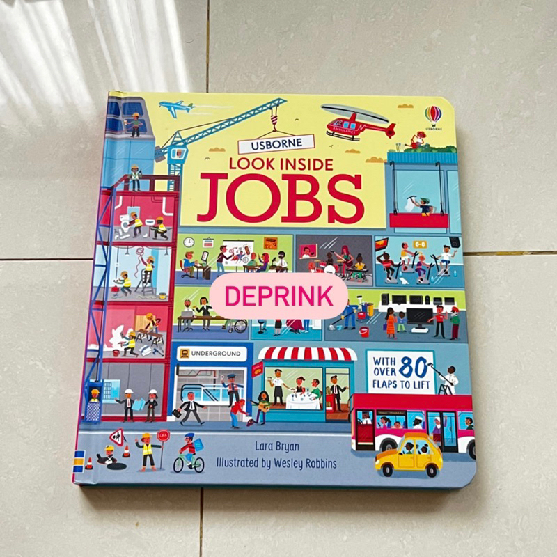 Jual USBORNE - LOOK INSIDE JOBS | Shopee Indonesia