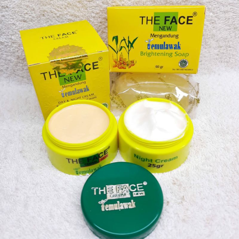 Jual THE FACE NEW TEMULAWAK DAY & NIGHT CREAM 50g / TEMULAWAK THE FACE ...