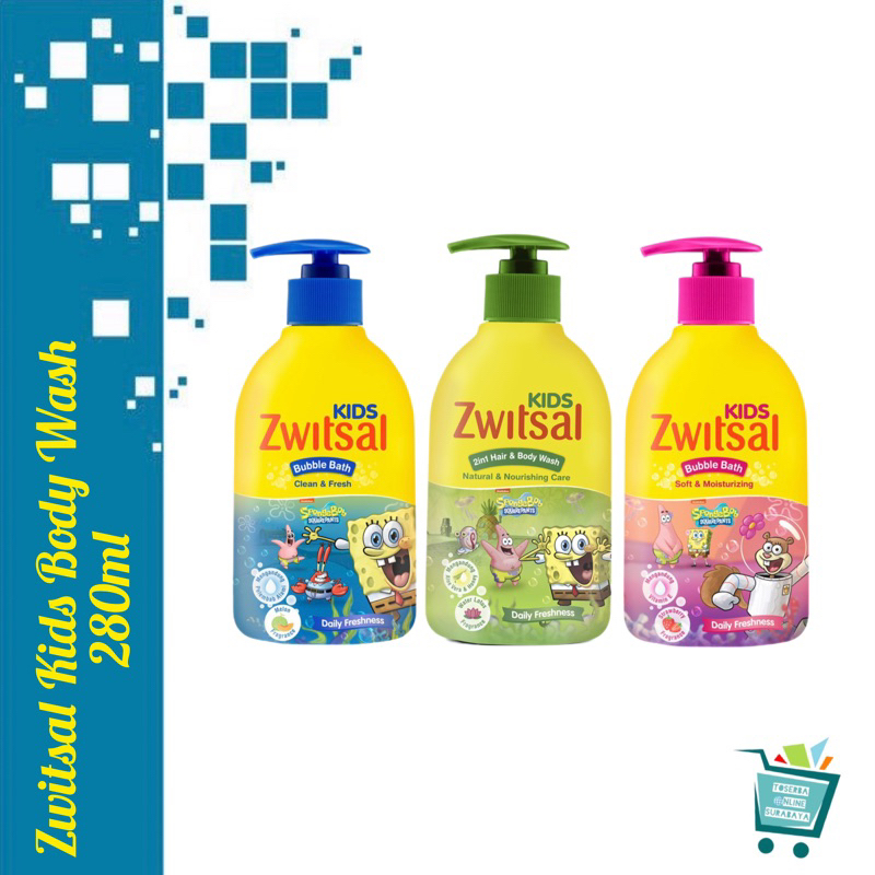 Jual Zwitsal Kids 2 in 1 Hair and Body Wash / Bubble Bath Daily Freshness 280ml Natural ...