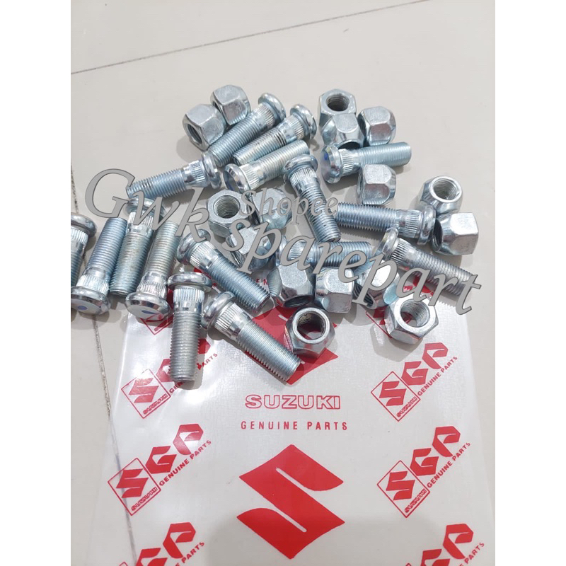 Jual Hub bolt nut baut roda Suzuki New Carry Mini Bus Ori | Shopee ...
