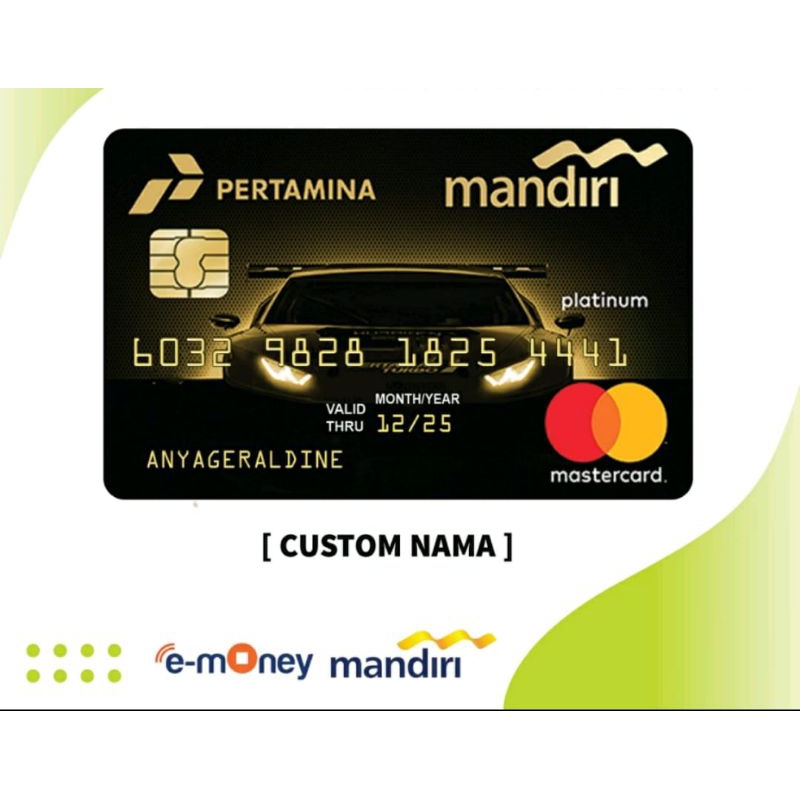 Jual Kartu E-money Custom Nama kamu 1sisi | Shopee Indonesia