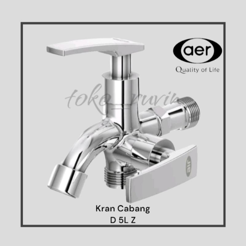 Jual kran double kran cabang kran shower kran mandi AER D 5L Z | Shopee ...