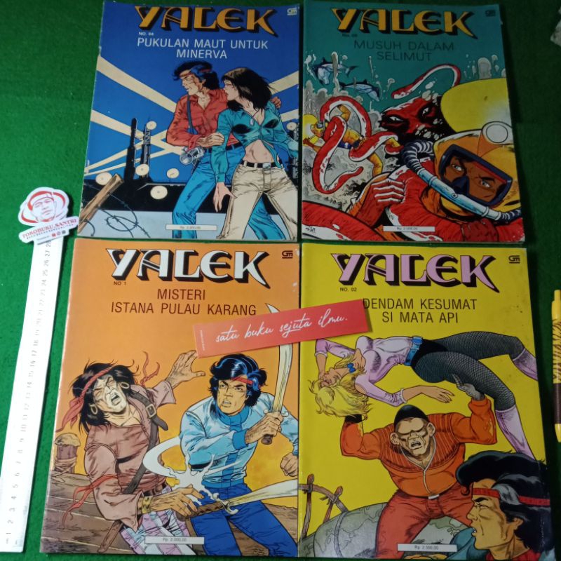 Jual Buku Komik Lawas Langka Serial Yalek Pilihan Utama. | Shopee Indonesia
