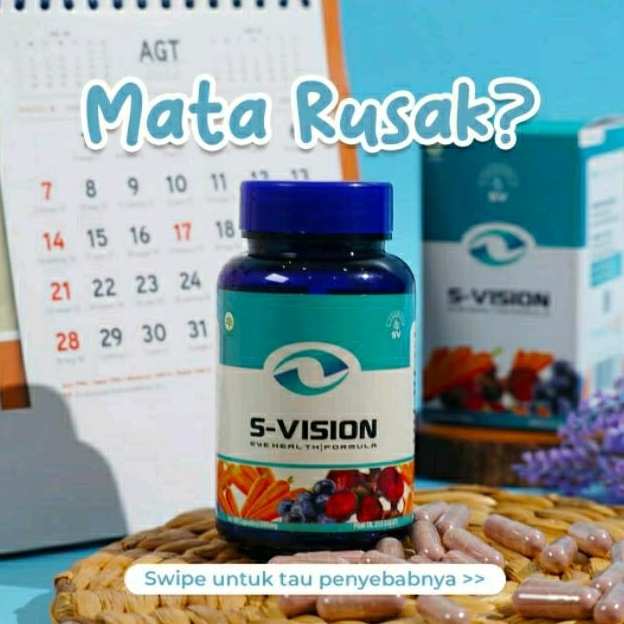Jual SMART S-VISION Suplemen Obat Kesehatan Mata Minus Plus Slinder ...