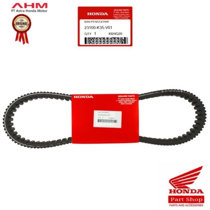 Jual 23100-K35-V01 Van belt Tanpa Loller Vario 125 LED 2015 2021 ...