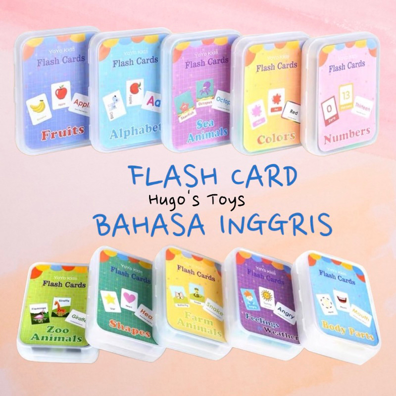 Jual Flash Card Bahasa inggris Anak | Kartu Belajar Bahasa Bentuk ...