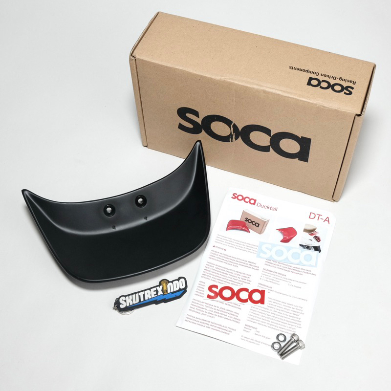 Jual Ducktail Soca Black Matte Vespa Sprint Primavera | Shopee Indonesia