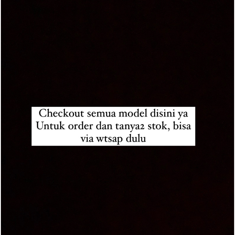 Jual all produk// checkout barang dr wtsap | Shopee Indonesia