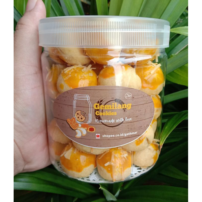 Jual Nastar Premium 100 % nanas asli Halal dan enak toples 600 ml ...