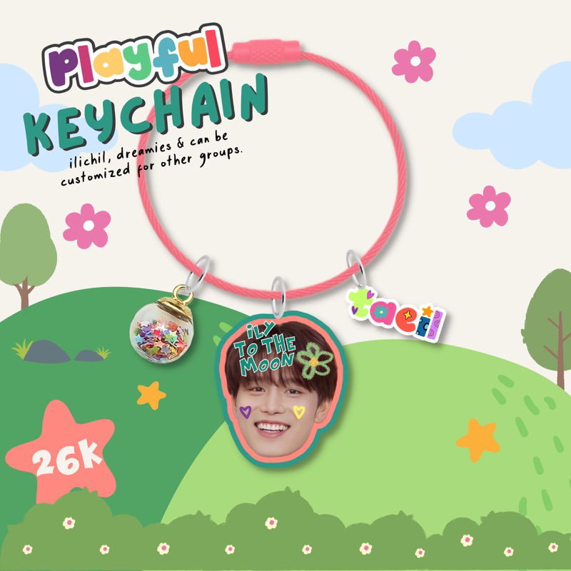 Jual (READYSTOCK) PLAYFUL KEYCHAIN NCT 127 NCT DREAM BTS SEVENTEEN ...