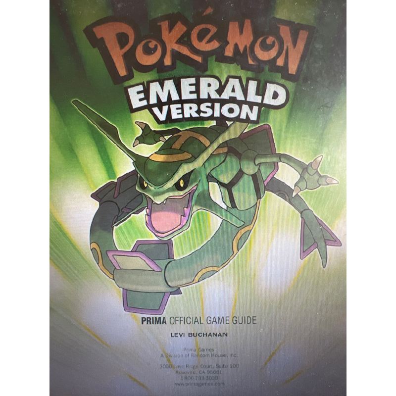 Jual Buku Panduan Digital Guidebook Pokemon Emerald Edition | Shopee ...