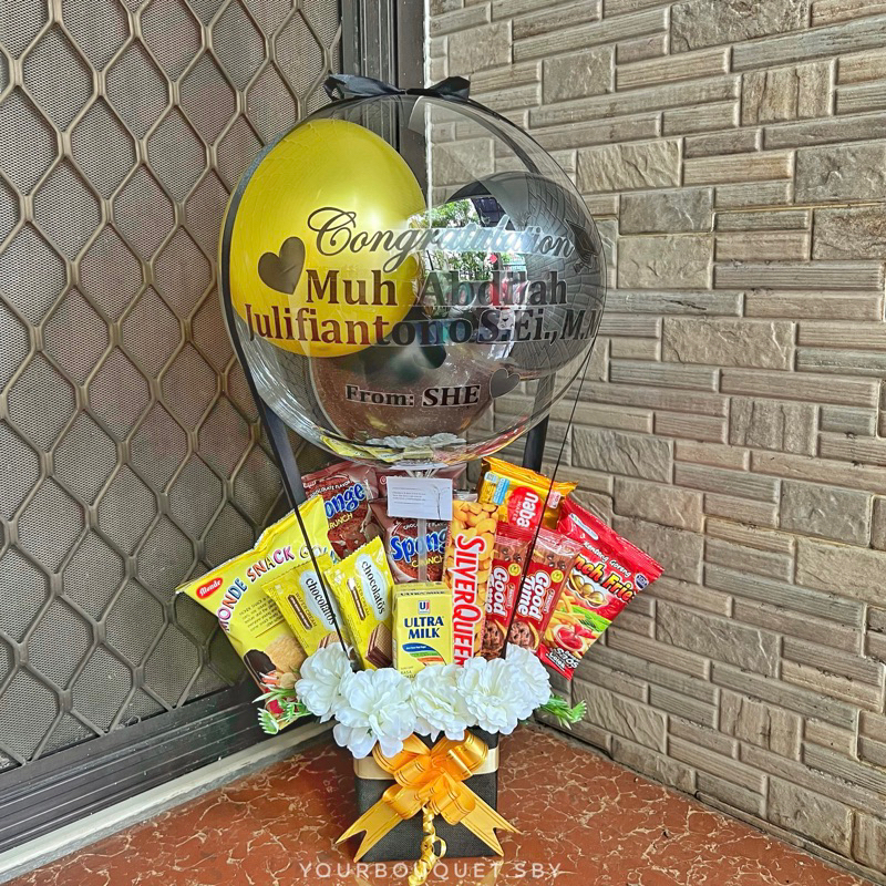 Jual [READY] BALON BOUQUET SNACK BUKET BALON | Shopee Indonesia