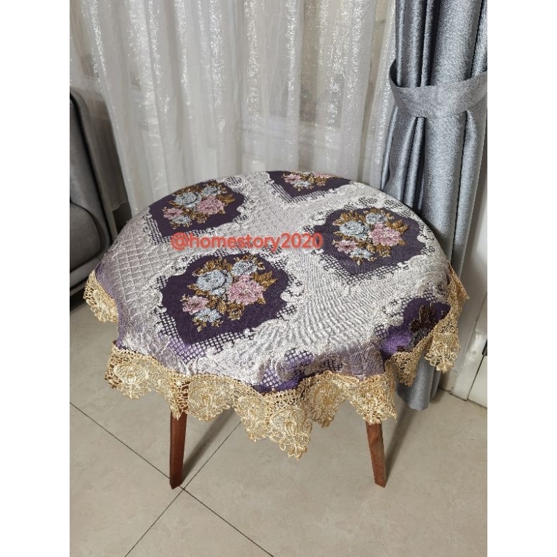 Jual Taplak Meja Bulat Meja Pojok Meja Betawi Oshin Bulat segi empat kotak | Shopee Indonesia