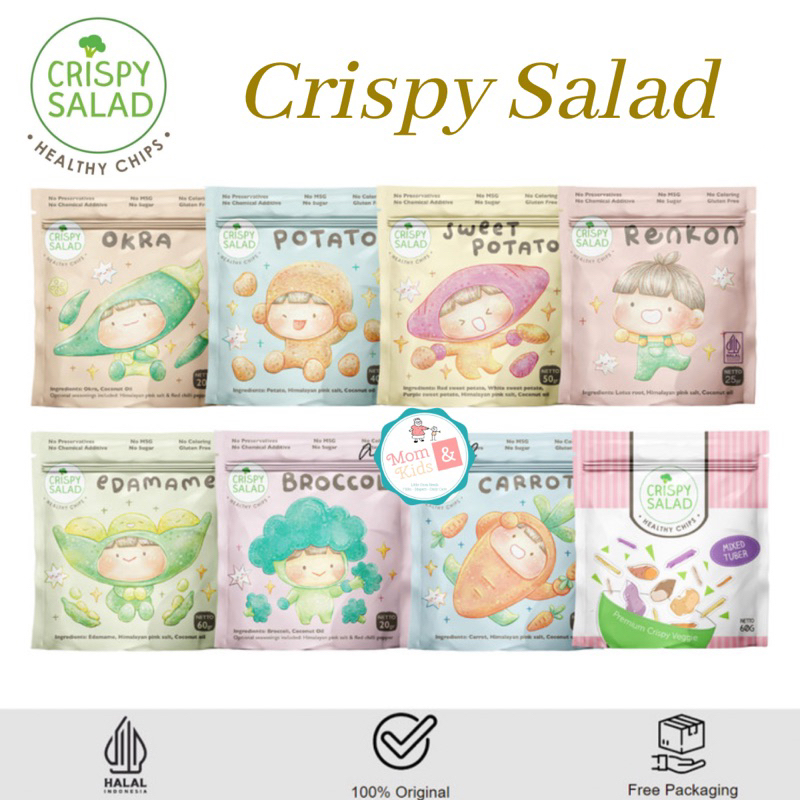Jual CRISPY SALAD | Keripik Sayur | Snack Cemilan Sehat Anak | Shopee ...