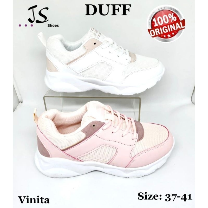 Jual DUFF VINITA - SEPATU SNEAKERS TALI WANITA DEWASA MERK DUFF ...