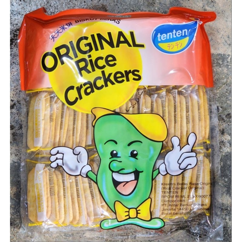 Jual TenTen Rice Cracker 2 Varian Rasa Original Cracker & Corn Cheese ...