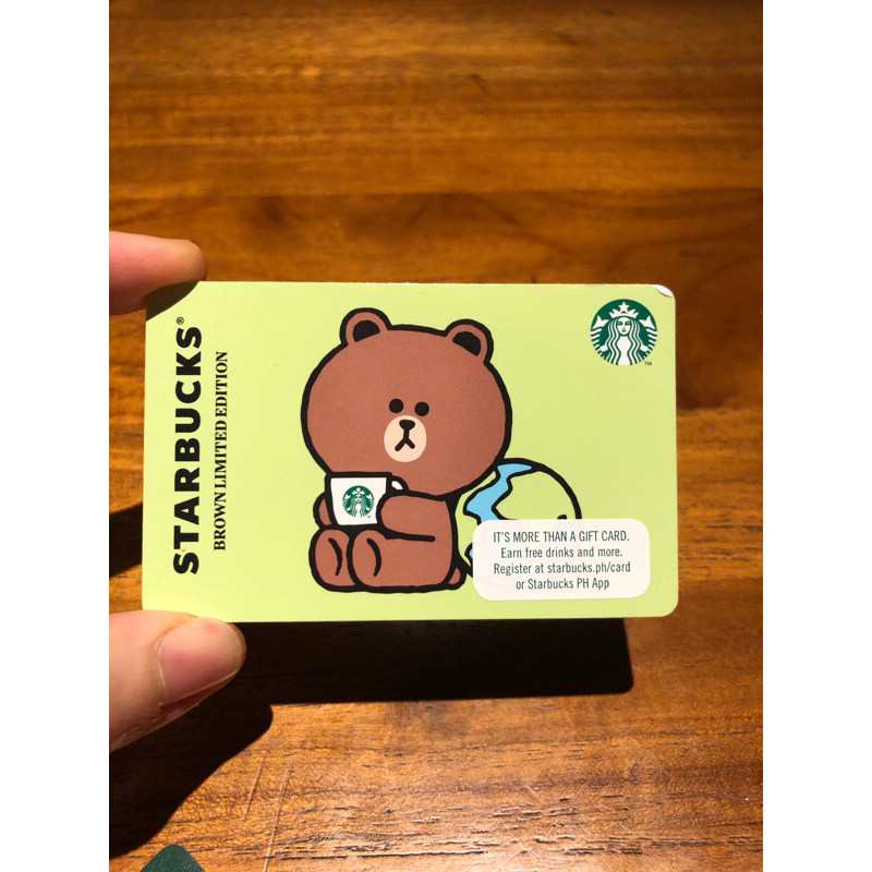 Jual Starbucks Card Philippines X Line Friends - Brown Exclusive ...