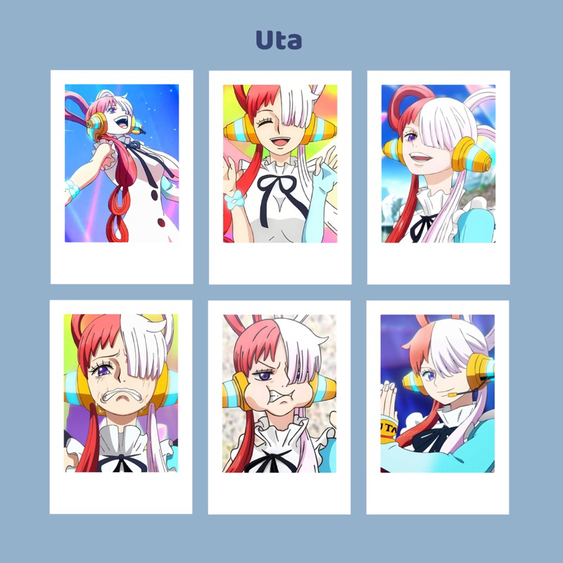 Jual (Part 2) Polaroid Anime One Piece Uta Ulti black maria mihawk vivi ...