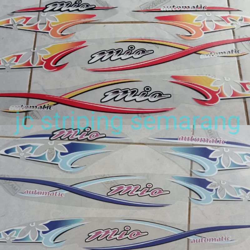Jual striping mio sporty 2005 kembang (bahan transparan) bisa ditimpa pernis | Shopee Indonesia