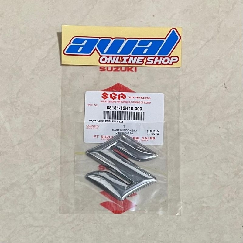 Jual Emblem Logo S Sayap Satria fu injeksi pnp Satria fu karbu Original ...