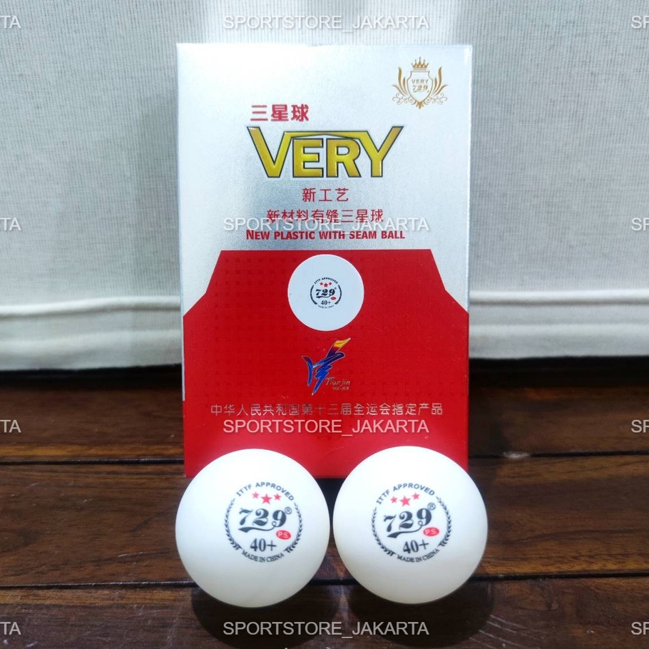 Jual Bola Pingpong Tenis Meja 729 VERY Friendship 3 Star ABS 40+ Original | Shopee Indonesia
