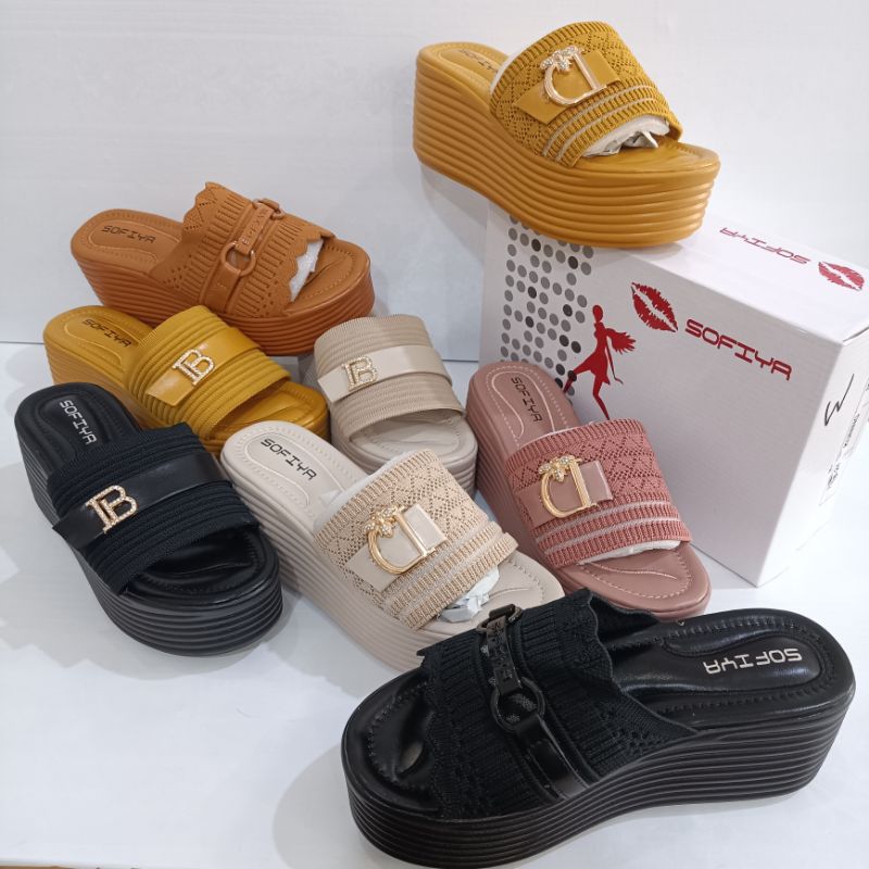 Jual Sandal Wedges Sofiya tipe 7988 | Sandal Fashion Sofiya | Sandal ...