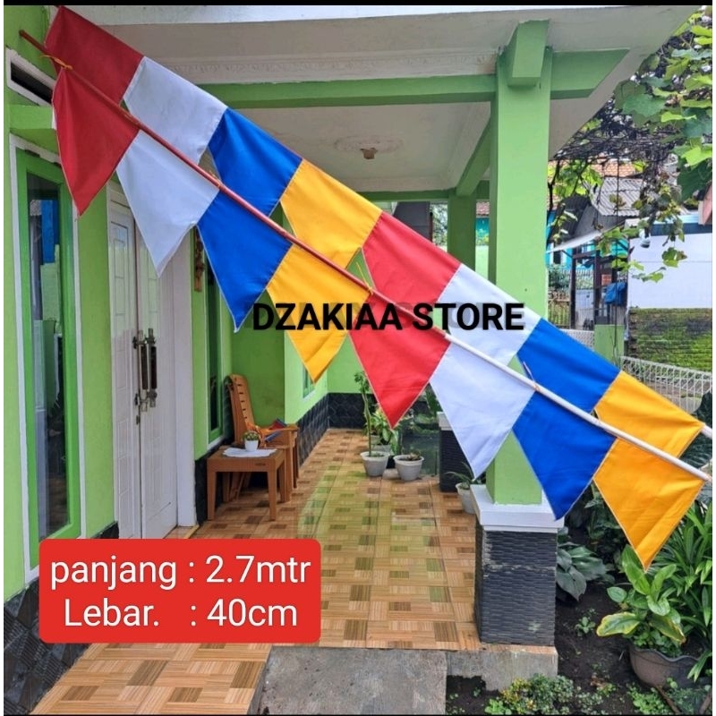 Jual BENDERA UMBUL UMBUL POLOS (8 DAUN) | Shopee Indonesia