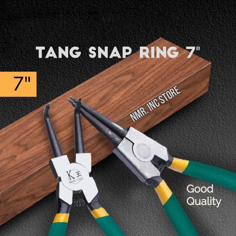 Jual Tang Snap Ring 7 inch Pliers Circlip Lurus Bengkok Tekan Buka ...