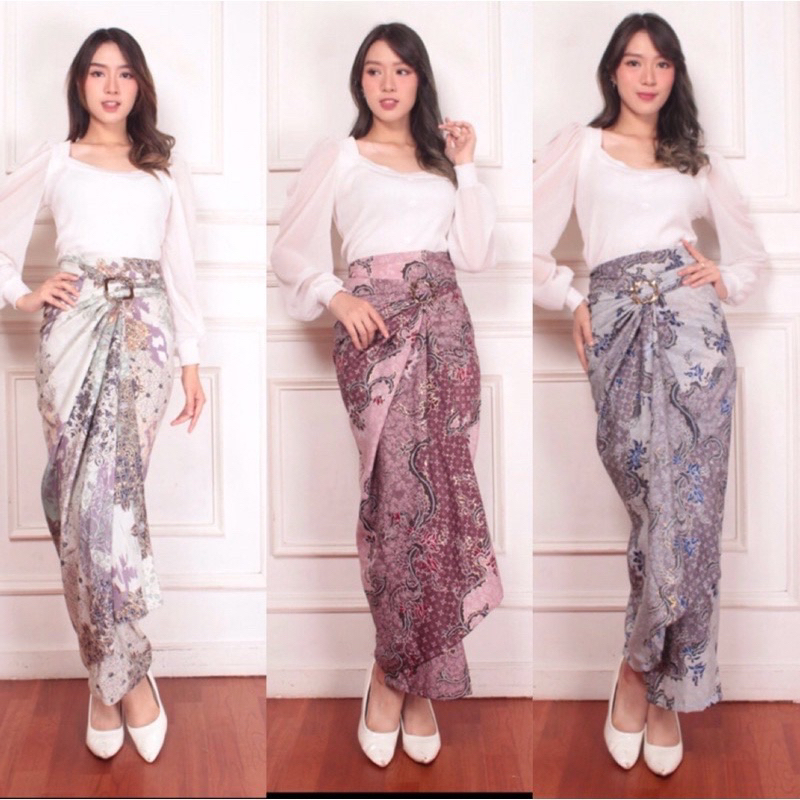 Jual [BARU] Rok lilit // kain lilit batik // rok serut // rok lilit ...