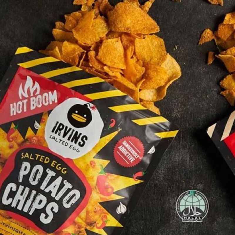 Jual IRVINS POTATO CHIPS HOT BOOM 105gram | Shopee Indonesia