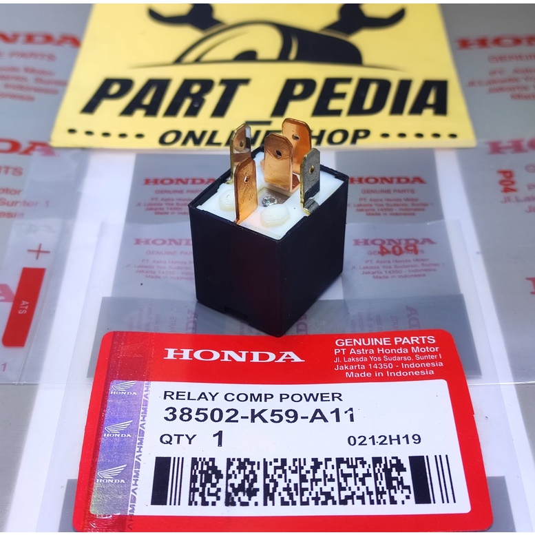 Jual riley 5 kaki relay comp power riley stater relay starter honda ...