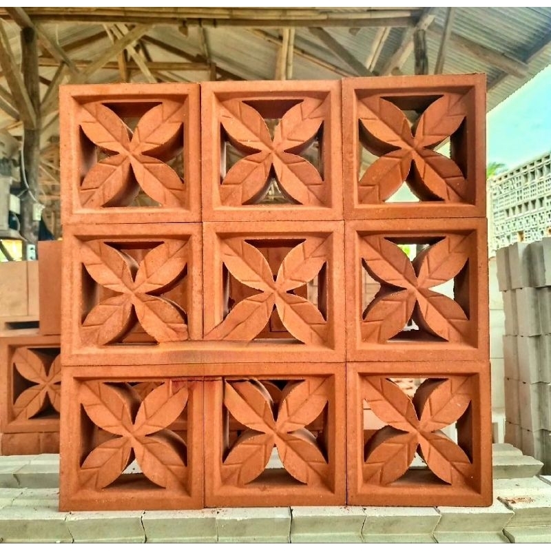 Jual Roster Beton Minimalis Modern Terlaris Motif Daun Jambu SINAR ...