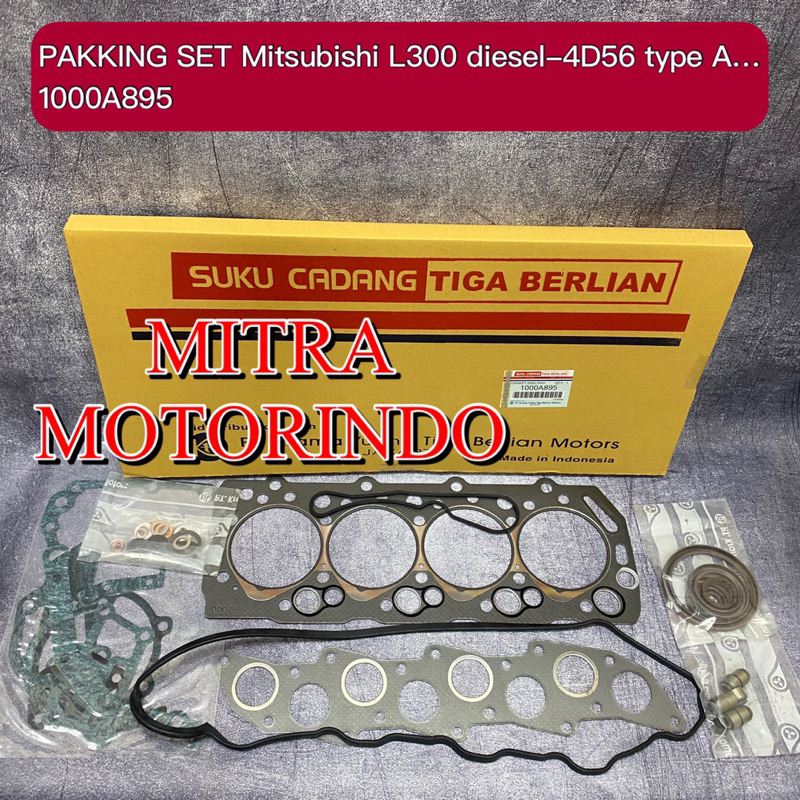 Jual Paking set/gasket engine set Mitsubishi L300 diesel 4D56 1000A895 | Shopee Indonesia