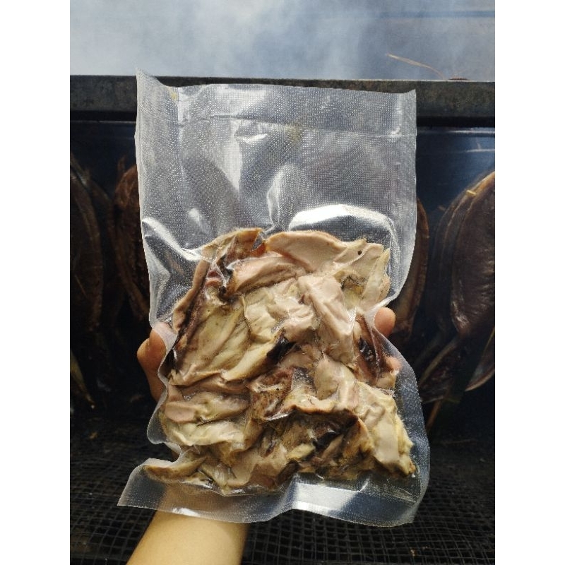 Jual Ikan Asap Cakalang/cakalang fufu suwir 500gram | Shopee Indonesia