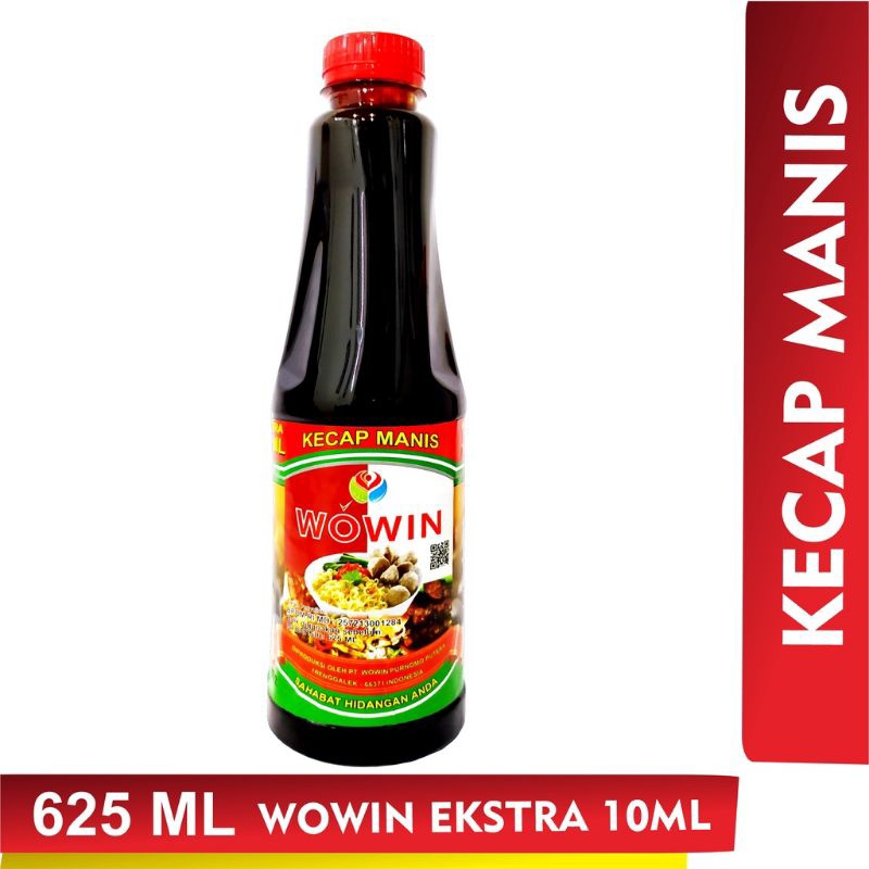 Jual Kecap Manis Wowin 625ml + 10ml (ekstra) | Shopee Indonesia