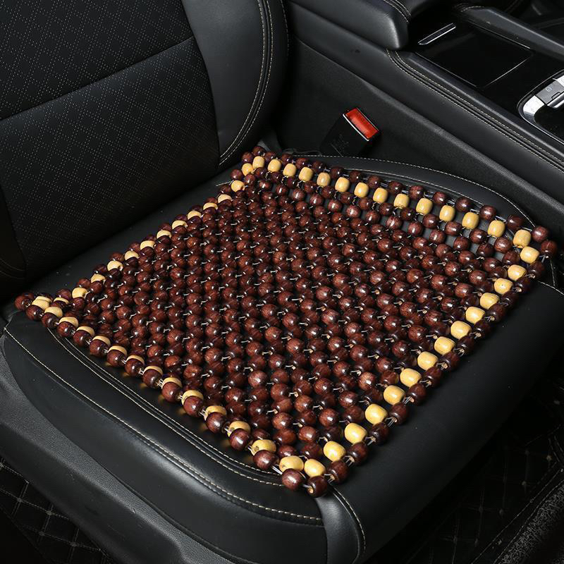 Jual alas duduk kursi mobil dan kantor / anyaman manik kayu | Shopee ...