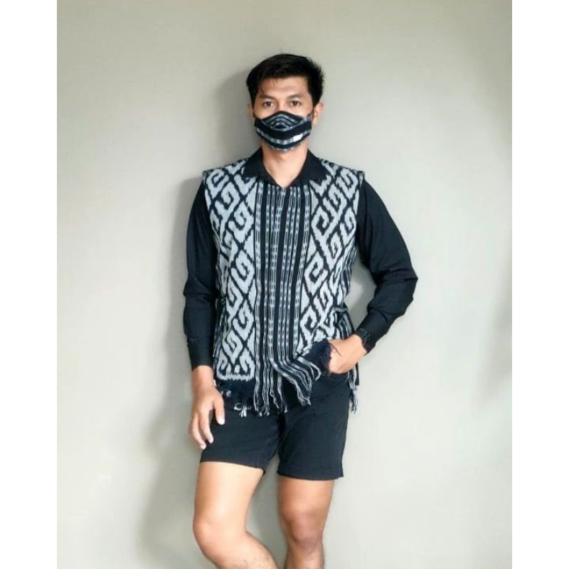Jual VEST TENUN PRIA|ROMPI TENUN PRIA|OUTER TENUN | Shopee Indonesia