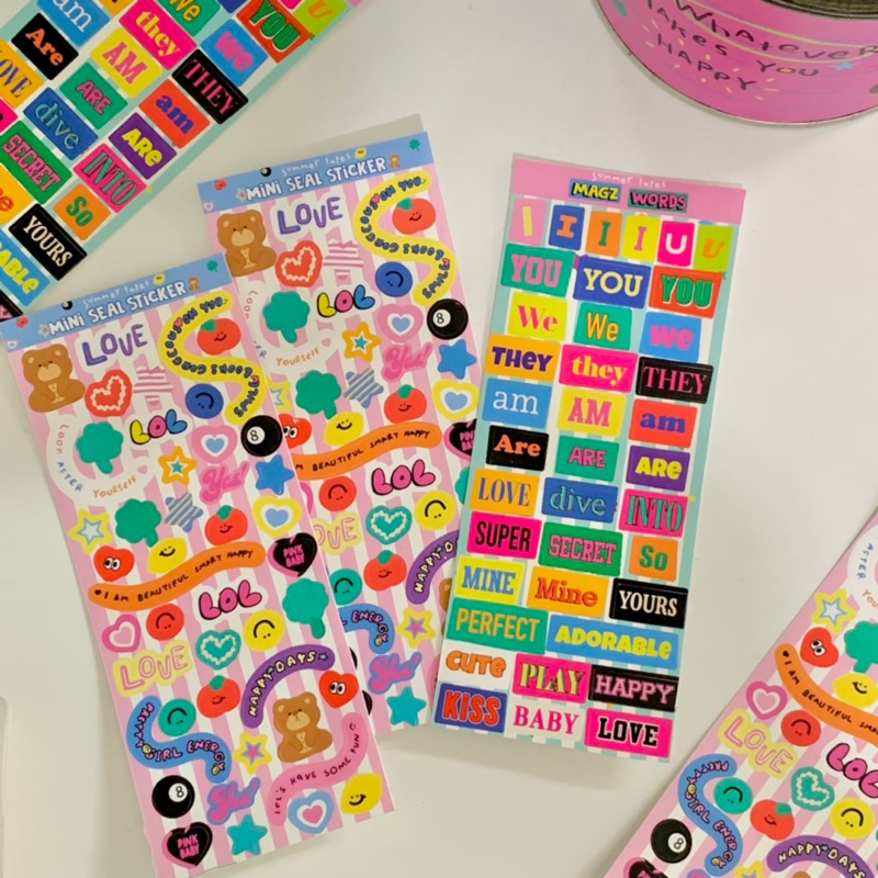 Jual Summer Tapes - Mini Seal Sticker/Deco sticker/Polcos Sticker ...
