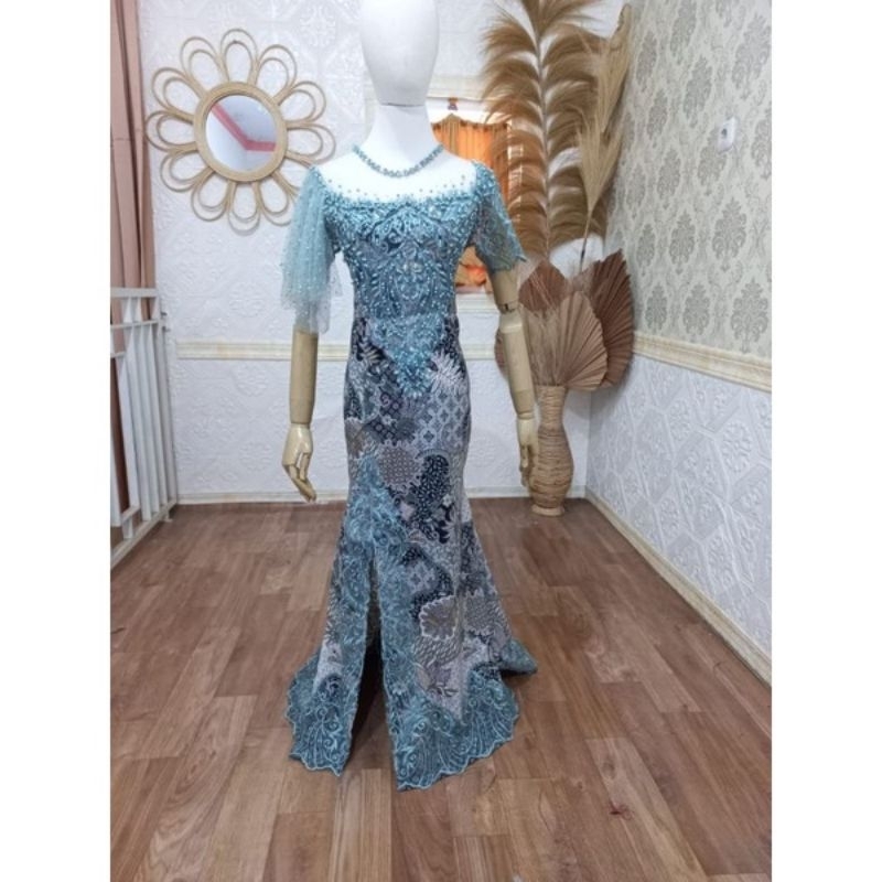 Jual dress mermaid batik/dress penyanyi/baju penyanyi | Shopee Indonesia