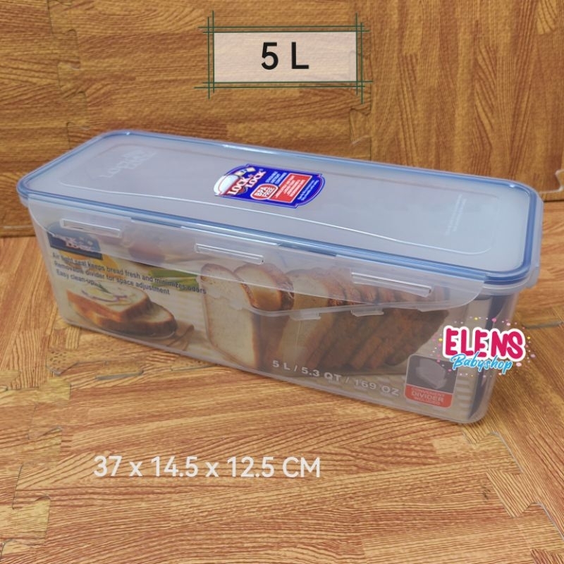 Jual Lock n Lock container roti tawar bread box | Shopee Indonesia
