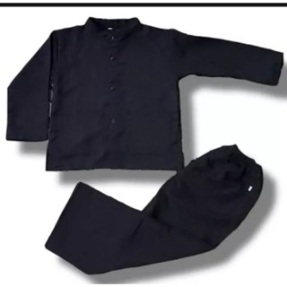 Jual SETELAN PANGSI ANAK POLOS/SERAGAM KHAS SUNDA/PANGSI HITAM ANAK ...